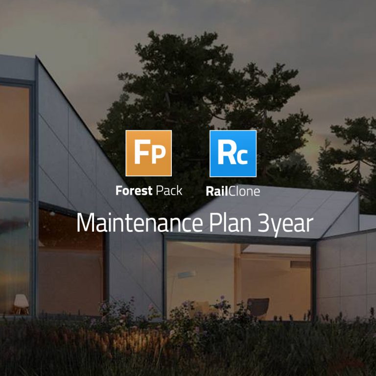 Forest Pack Pro + RailClone Pro バンドルパック[保守契約 3年付き] | 株式会社オークオンラインショップ